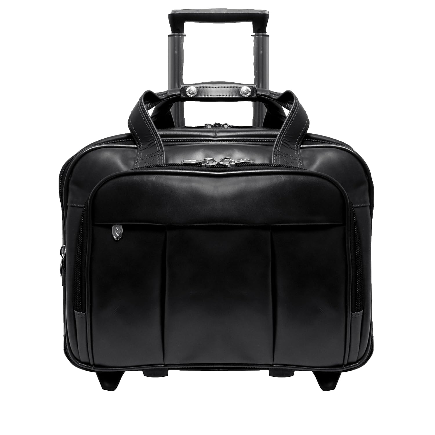 McKlein R Series Laptop Roller, Black Leather (80715)