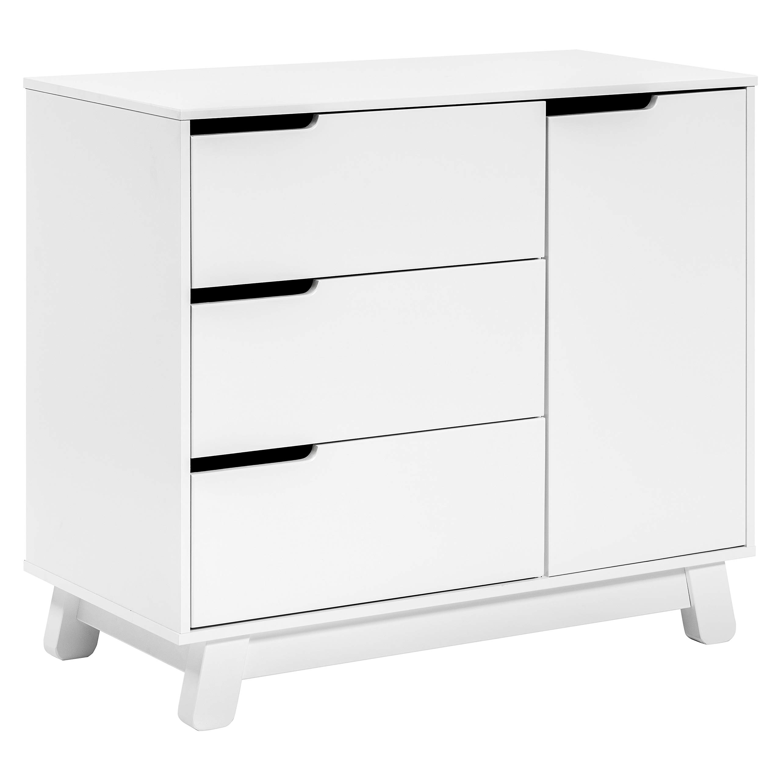 Babyletto Hudson 3-Drawer Changer Dresser with Removable Changing Tray in White, Greenguard Gold Certified