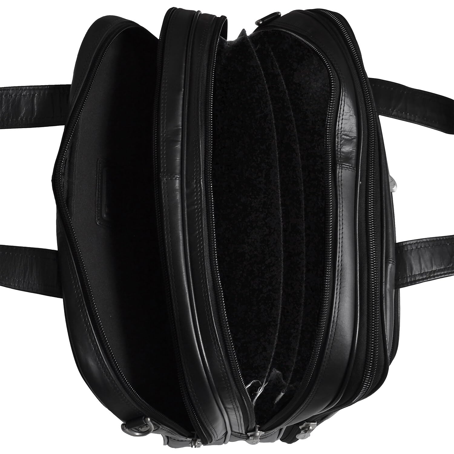 McKlein R Series Laptop Roller, Black Leather (80715)