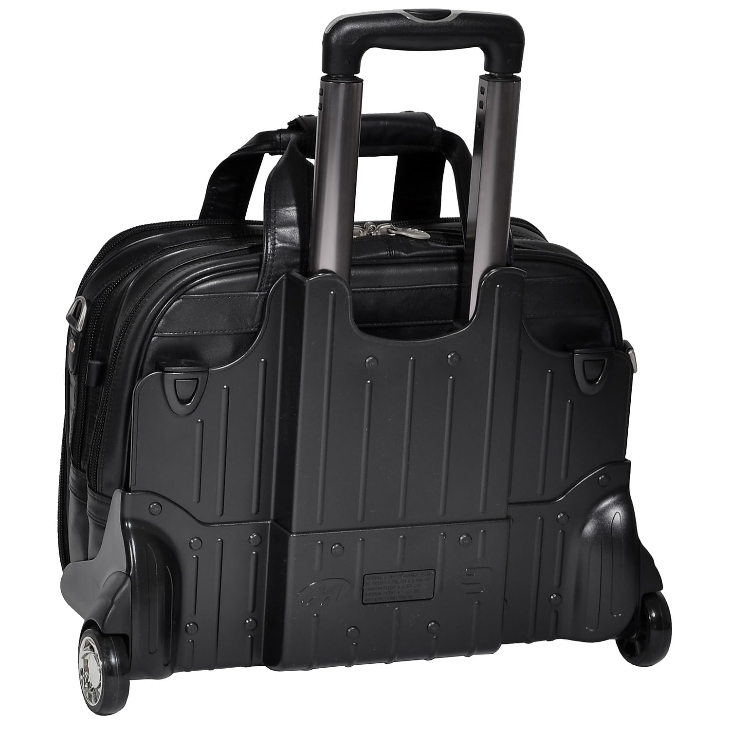 McKlein R Series Laptop Roller, Black Leather (80715)