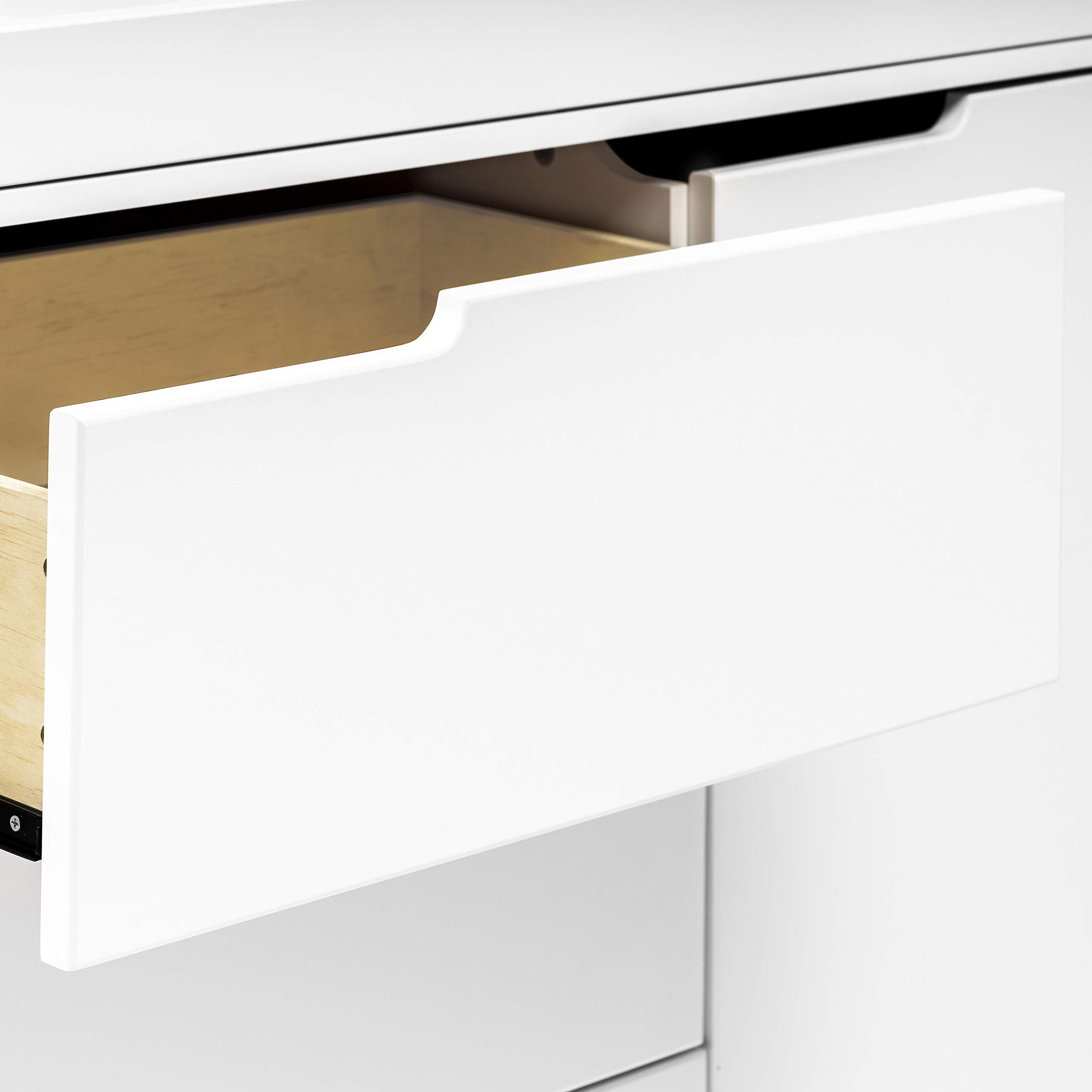 Babyletto Hudson 3-Drawer Changer Dresser with Removable Changing Tray in White, Greenguard Gold Certified
