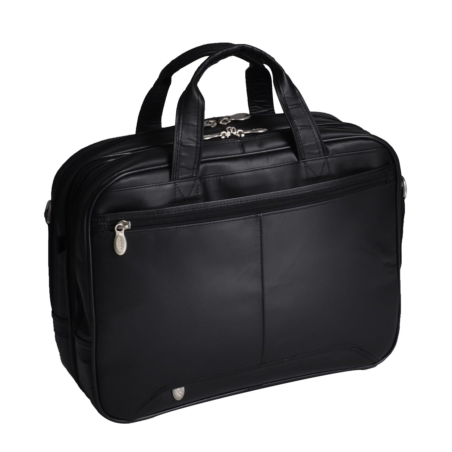 McKlein R Series Laptop Roller, Black Leather (80715)