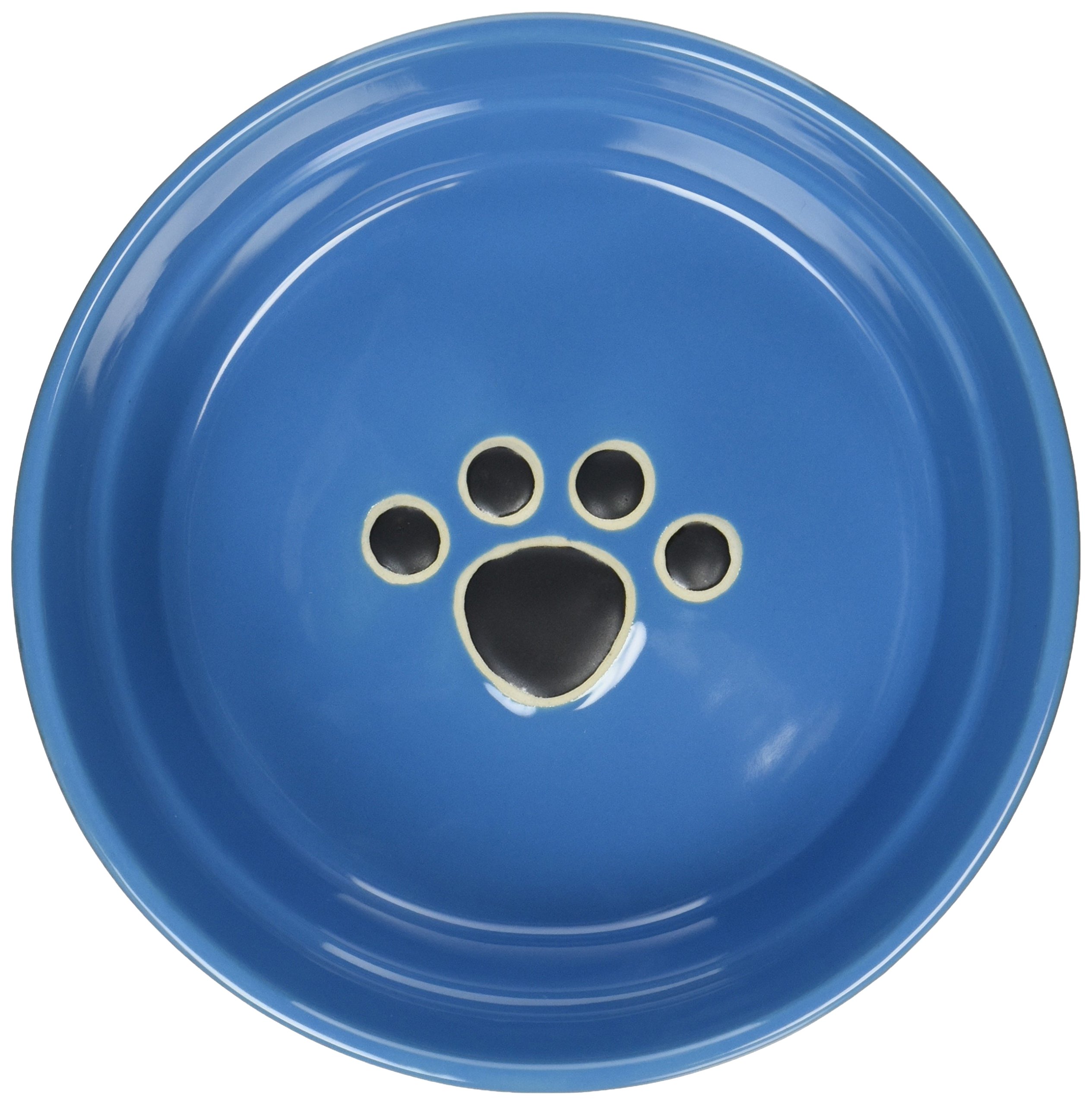 Ethical Pet Products (Spot) DSO6897 Fresco Stoneware Dog Dish, 7-Inch, Blue
