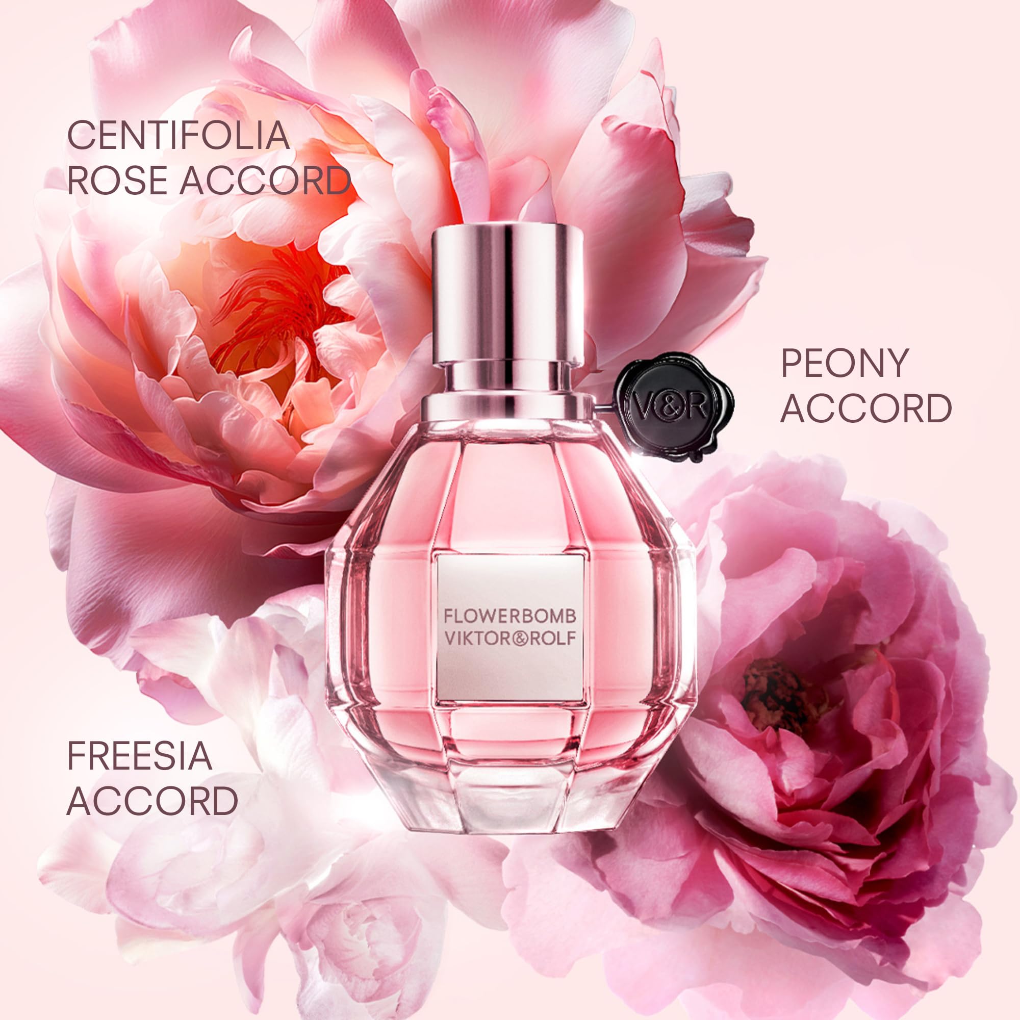 Viktor&Rolf - Flowerbomb Eau de Parfum - Women's Perfume - Floral & Woody - With Notes of Rose, Peony & Patchouli - 1.7 Fl Oz