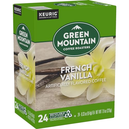 Green Mountain Coffee Roasters French Vanilla Coffee, Keurig Single-Serve K-Cup pods, Light Roast, 96 Count