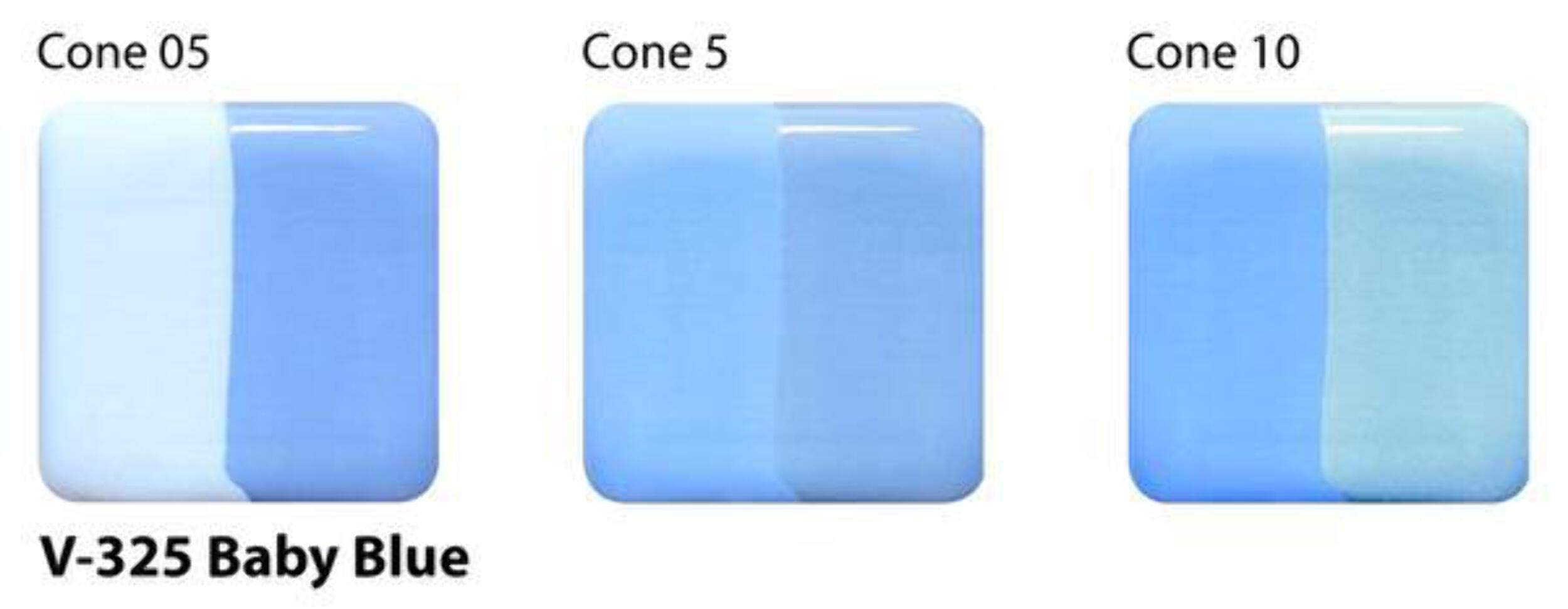 Amaco Lead-Free Velvet Underglazes, Baby Blue