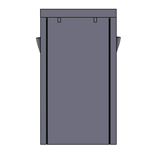 KAAYEE 10 Tiers Shoe Rack with Dustproof Cover Closet Shoe Storage Cabinet Organizer Gray