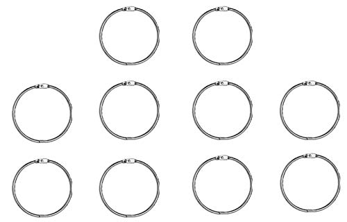 1.5" Metal Book Rings 01438-10 Rings