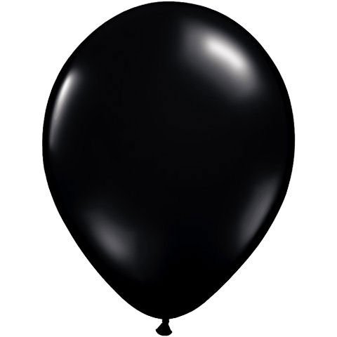 Qualatex 16" Onyx Black Balloons (50 ct) (50 per Package)