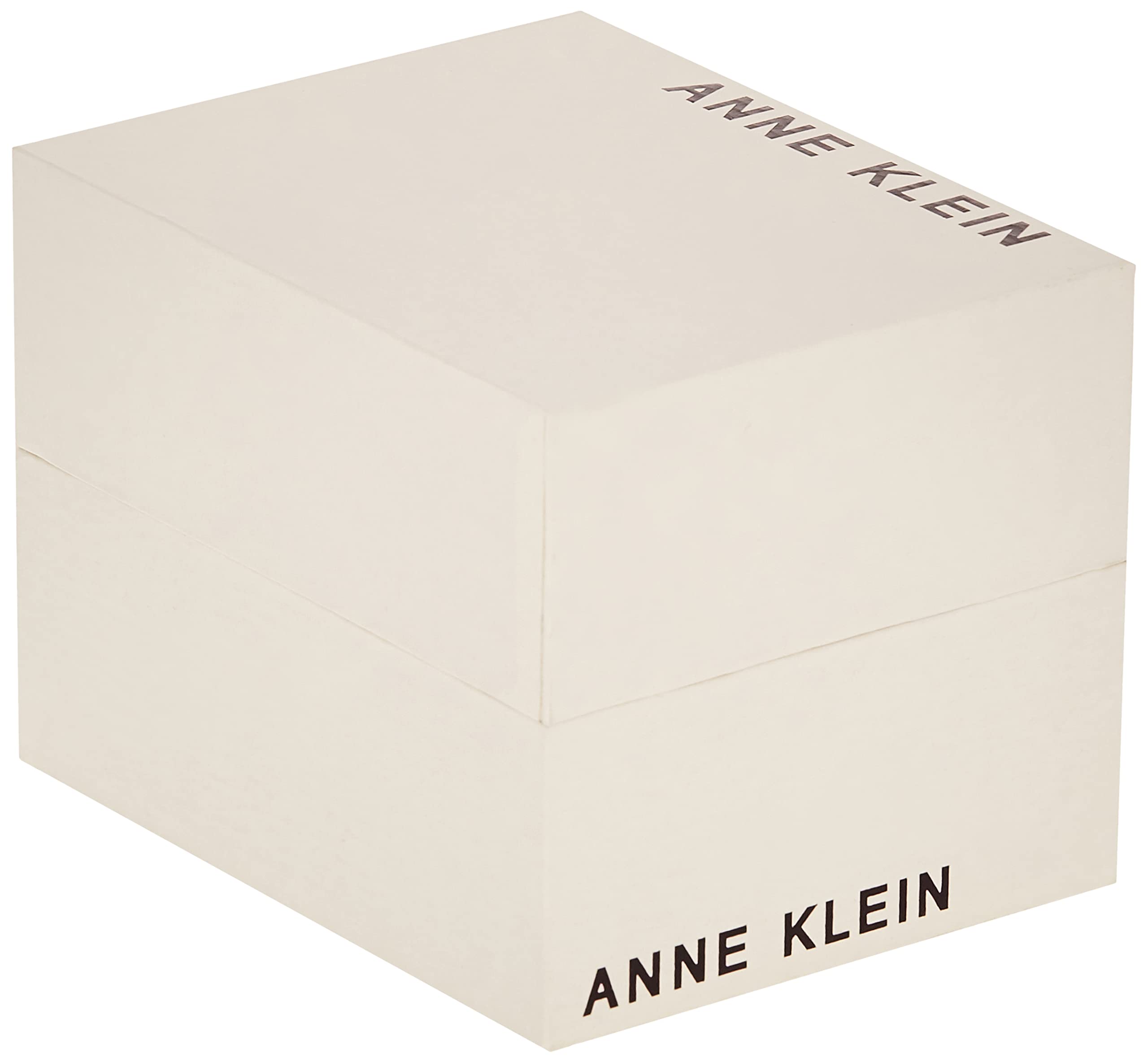 Anne Klein Women's AK/1412BKGB Gold-Tone and Black Dress Watch