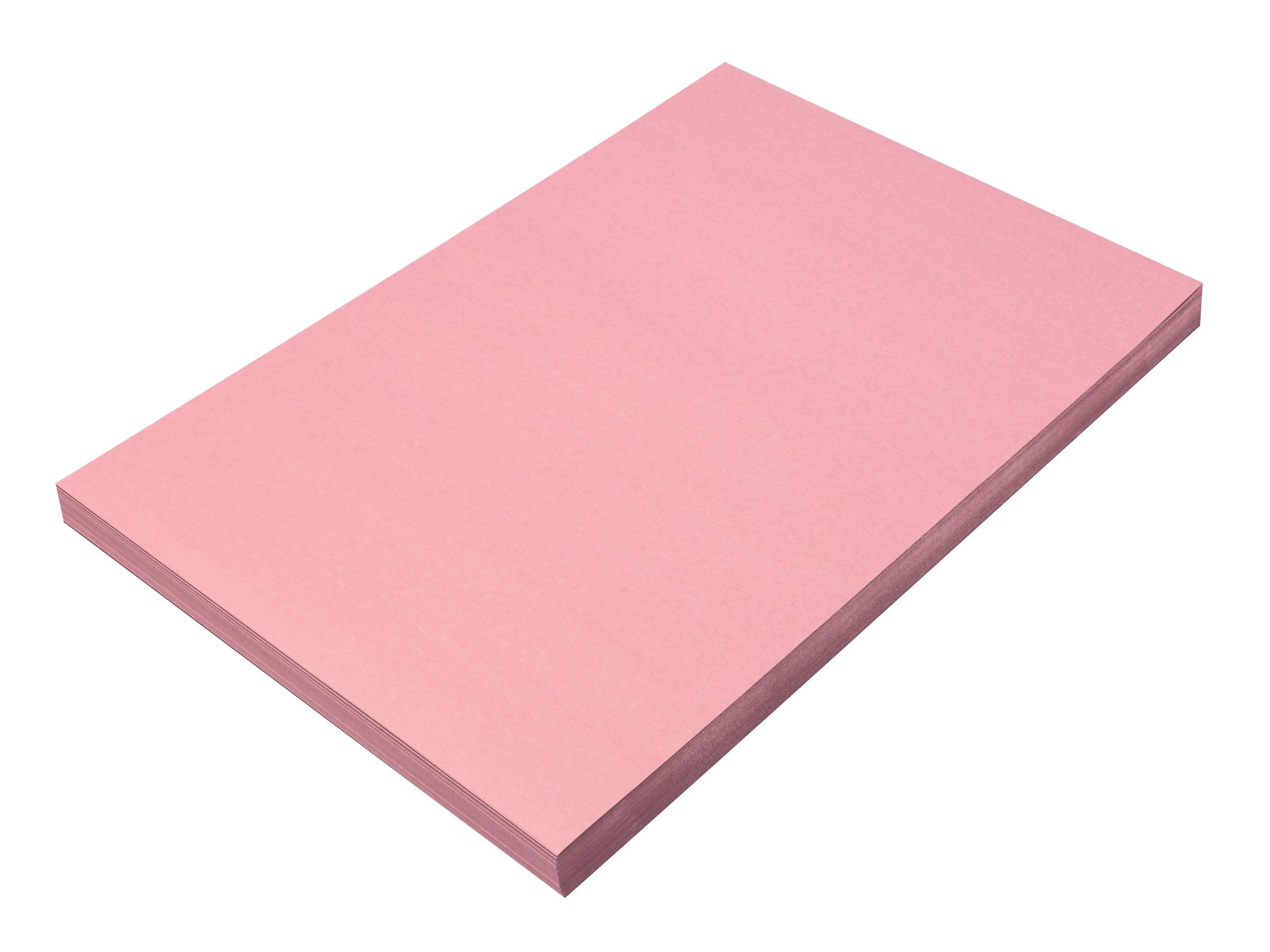 Prang (Formerly SunWorks) Construction Paper, Pink, 12" x 18", 100 Sheets