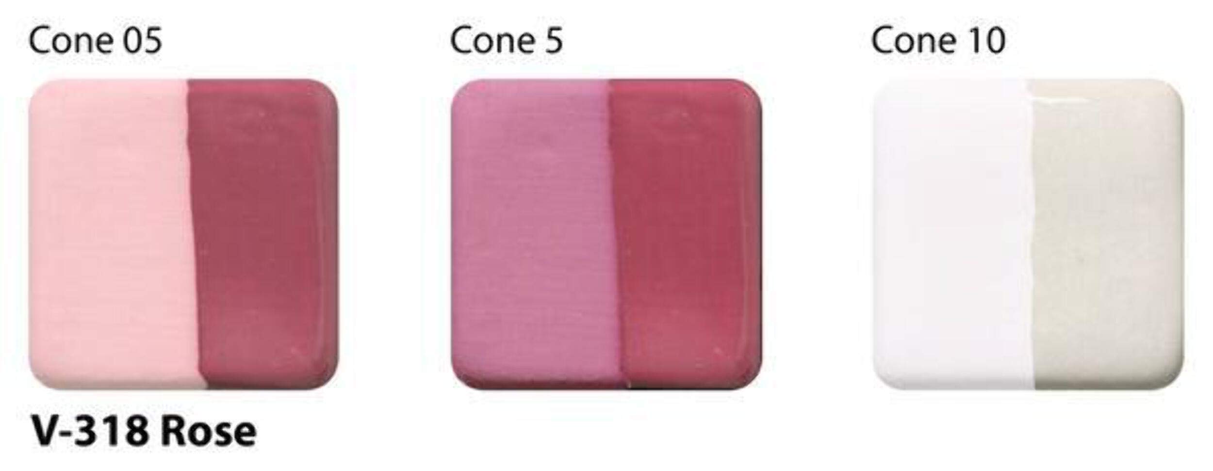 Amaco Velvet Underglaze - Rose V-318 - 2-oz. Jar