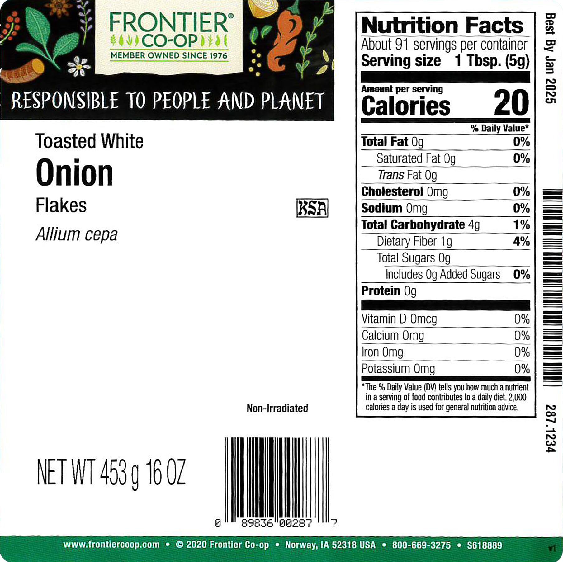 Frontier Co-op Grilling Rub, Steak and Chop, Certified Organic, Kosher | 1 lb. Bulk Bag