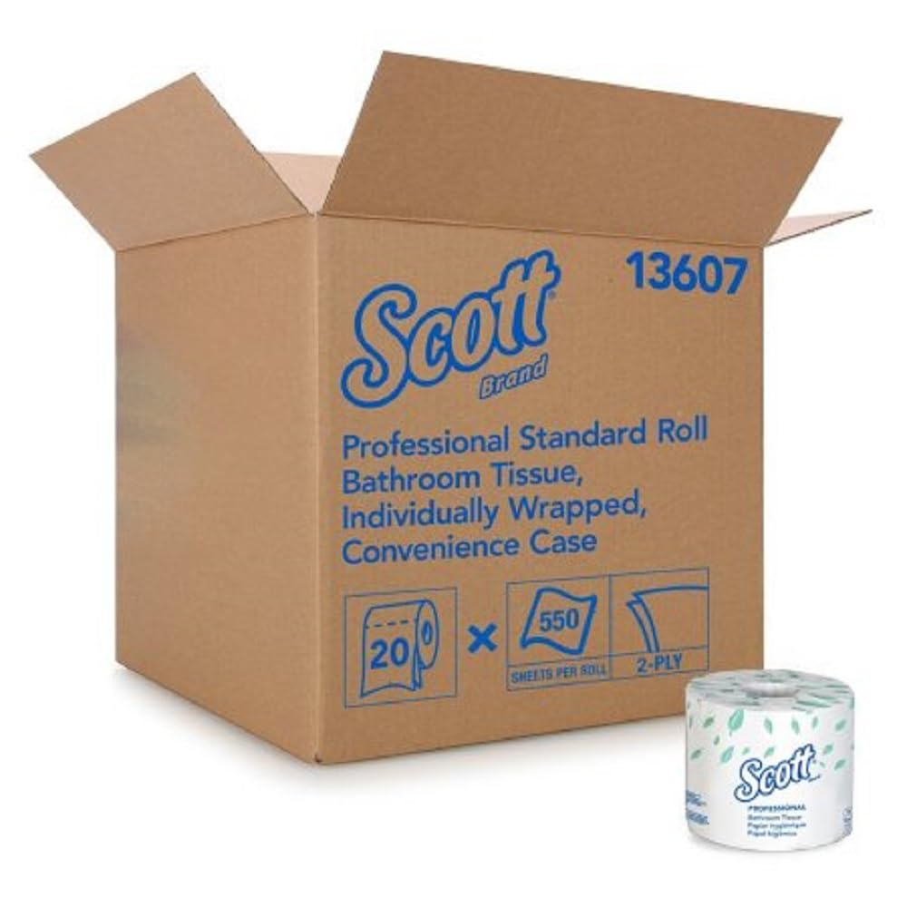KIM13607 - KIMBERLY CLARK SCOTT Standard Roll Bathroom Tissue