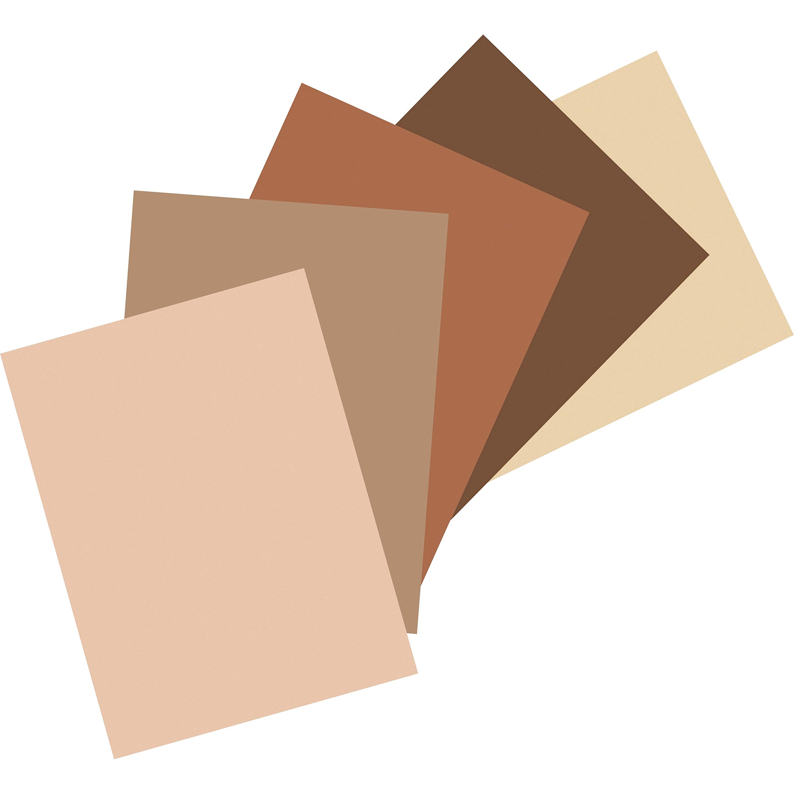 Pacon : Multicultural Construction Paper, 9 x 12, 10 Skintone Hues, 50 Sheets -:- Sold as 2 Packs of - 50 - / - Total of 100 Each