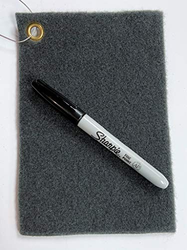 USA Fabric Store 5 Yards Dark Gray Auto One Premium Automotive Carpet Upholstery Fabric 80"W 18 Oz.