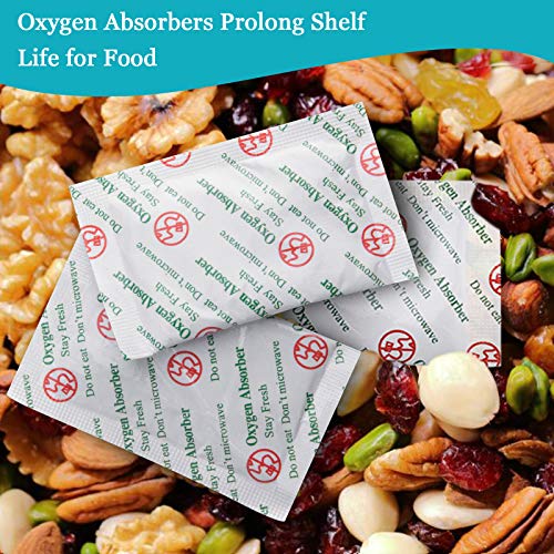 ATSAMFR 500cc(50Packets) Food Grade Oxygen Absorbers Packets for Long Term Food Storage,Oxygen Absorbers for Home Made Jerky
