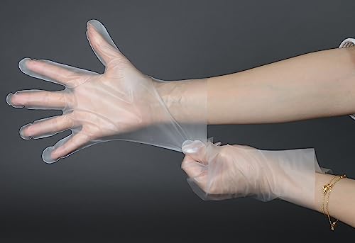 Daxwell Food Safe Stretch Poly Gloves (Small, 1,000 Count) Non-Latex, Disposable, Food Handling Use, Powder Free, F10000225,White