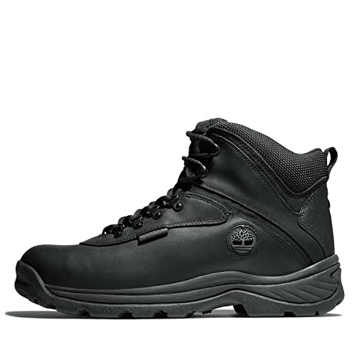 Timberland Men's White Ledge Mid Waterproof Hiking Boot, Black, 10.5