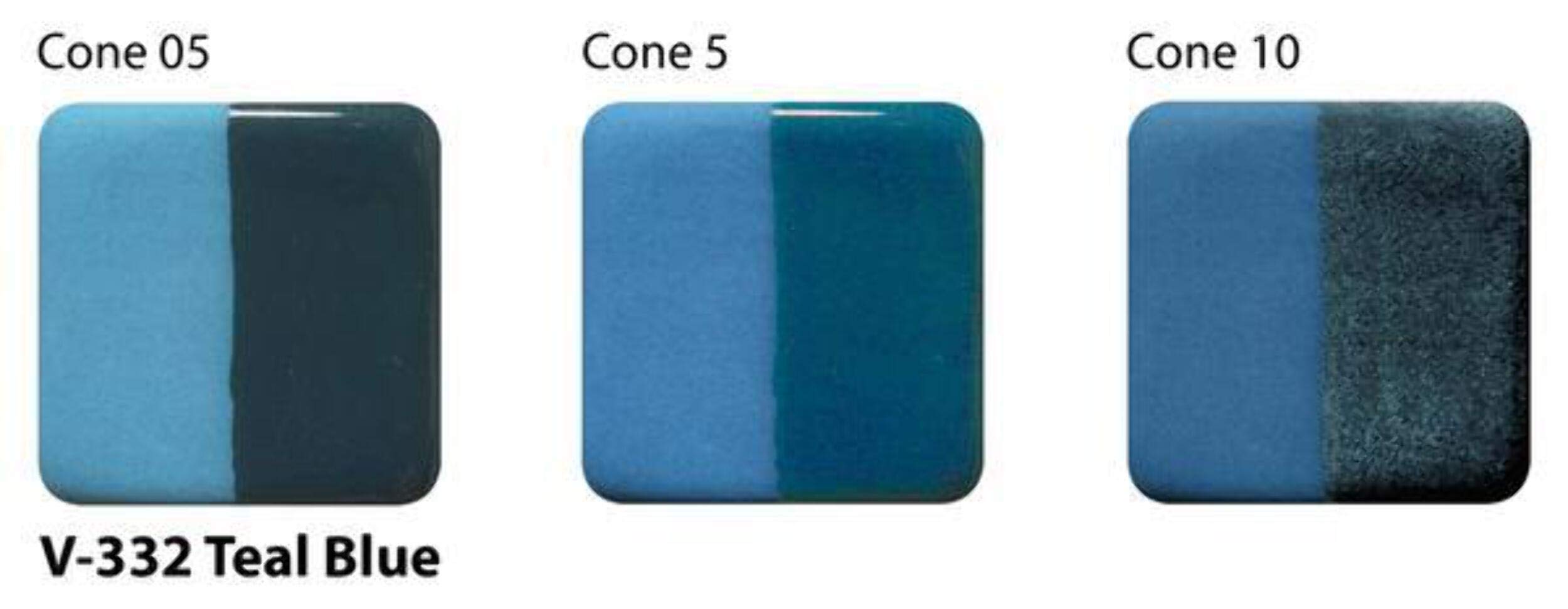 Amaco Velvet Underglaze - Teal Blue V332 - 2-oz. Jar