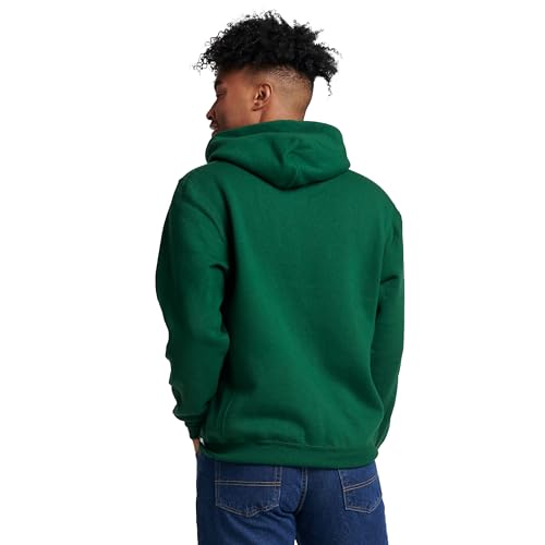 Russell Athletic Men's Dri Power Hooded Pullover Sweatshirt, Dark Green, 3X-Large