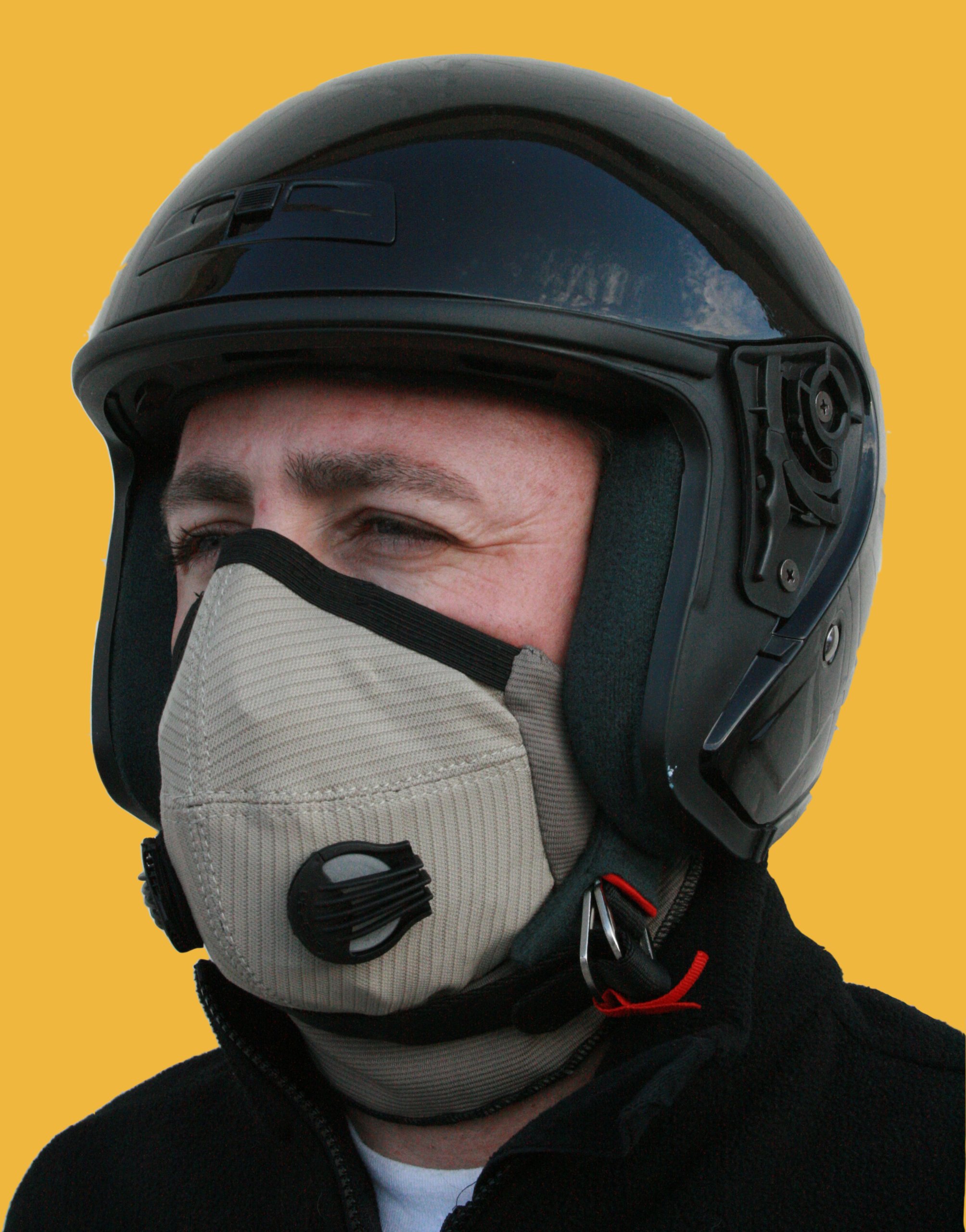 ATV TEK, Universal Bandana Style Dust Masks with Suspension Straps & 3D Nose Box - Black, XL