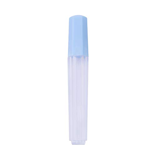 EXCEART Clear Beads Needle Storage Tube 4Pcs 10cm Transparent Plastic Sealed Stitching Craft Needles Organizer Bottles Sewing Embroidery Needles Holder Braiding Tool