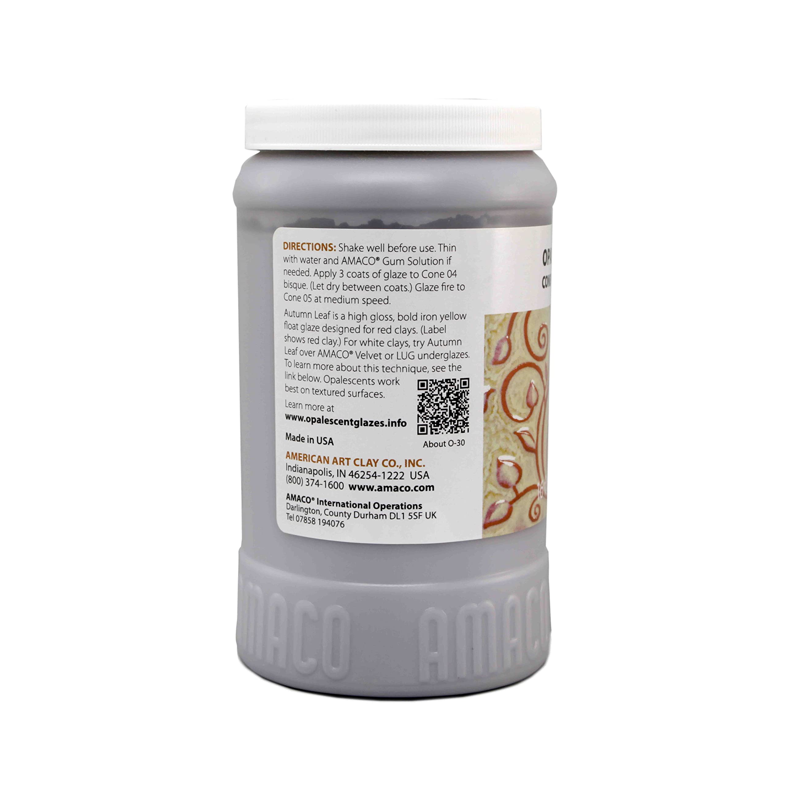 AMACO Opalescent Glaze Autumn Leaf