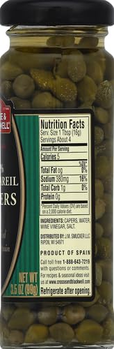 Crosse & Blackwell Premium 100% Non-Pareil Capers, 3.5 ounces