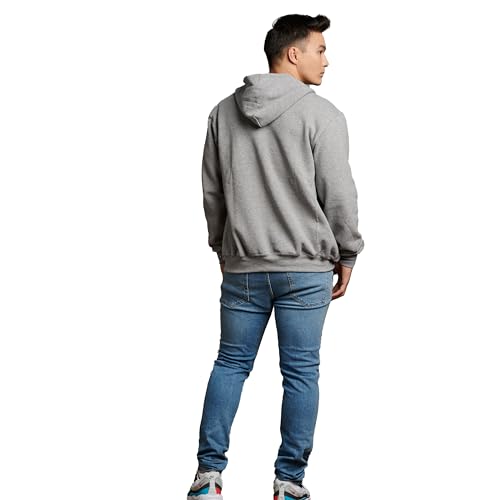 Russell Athletic Men's Dri Power Hooded Zip-up Sweatshirt, Oxford, X-Large