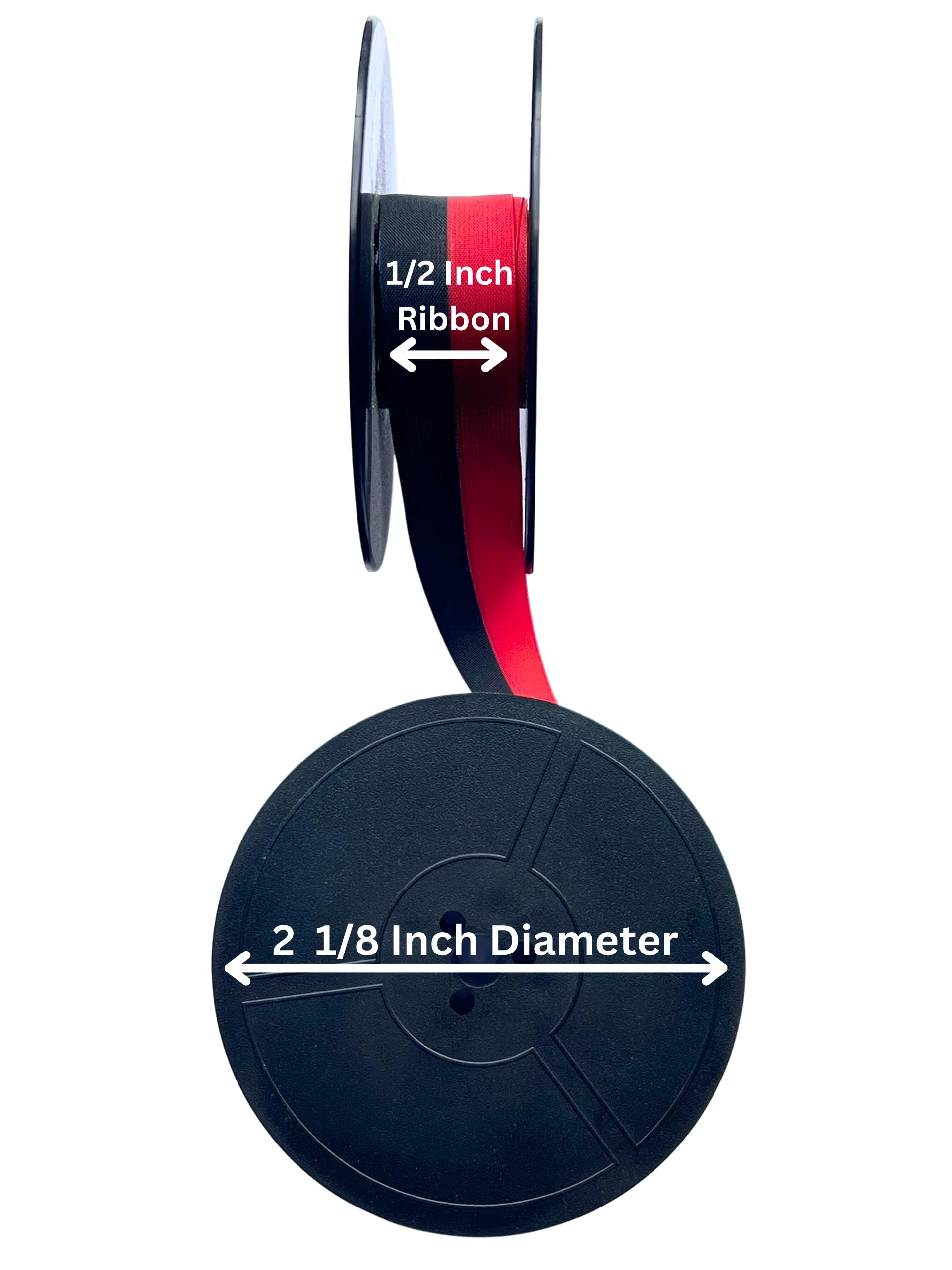 FJA Products Smith Corona Typewriter Ribbon Black and Red Ink Twin Spool