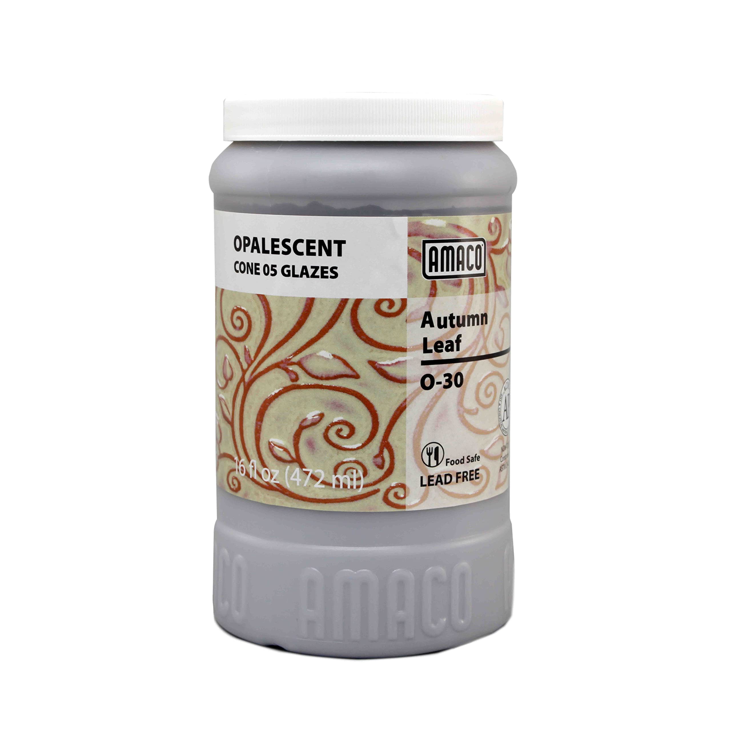 AMACO Opalescent Glaze Autumn Leaf