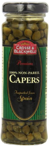 Crosse & Blackwell Premium 100% Non-Pareil Capers, 3.5 ounces