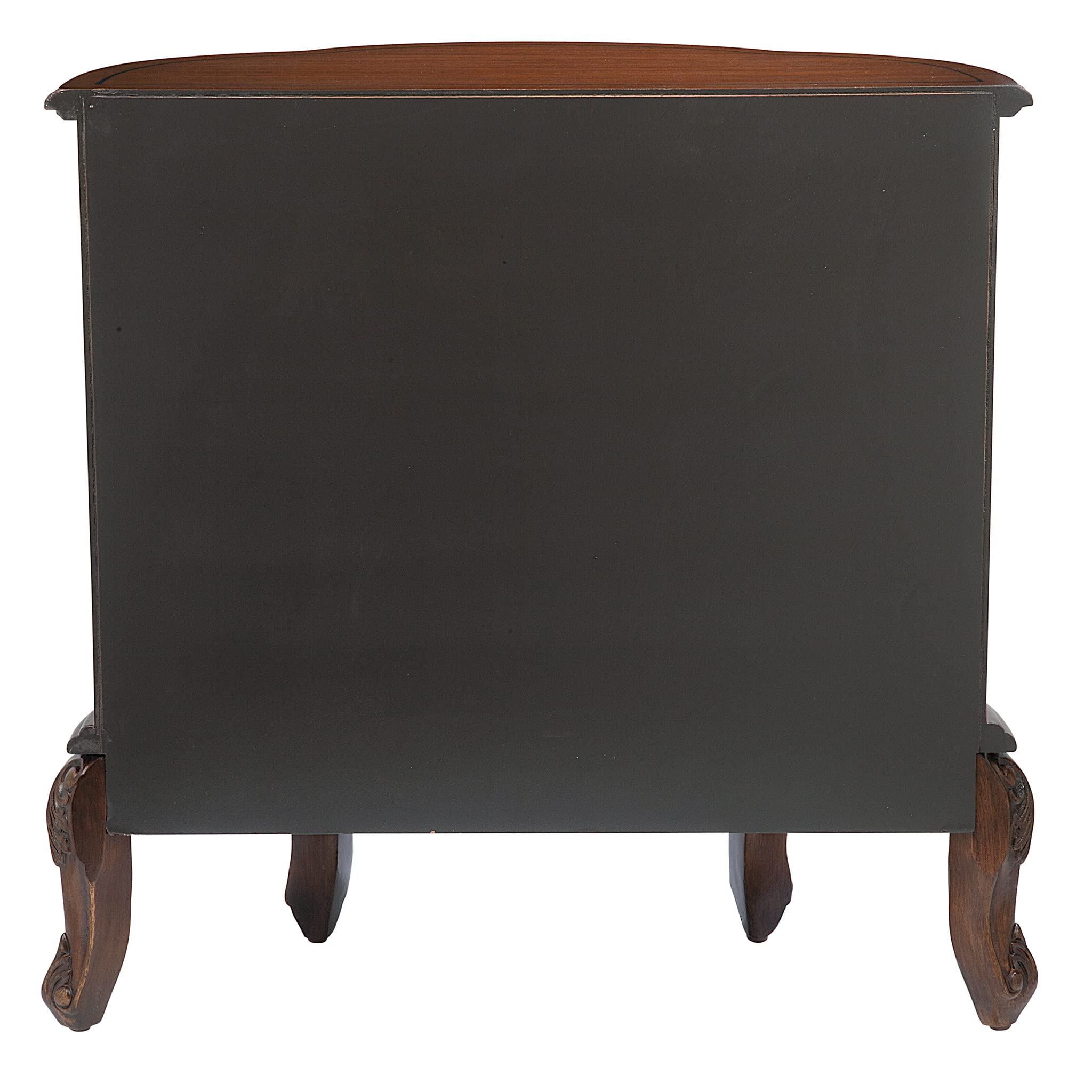 Design Toscano Villa Lucchesi Serpentine Console Table with Drawers and Cupbords, 32 Inches Wide, 13 Inches Deep, 30 Inches High, Full Color Finish