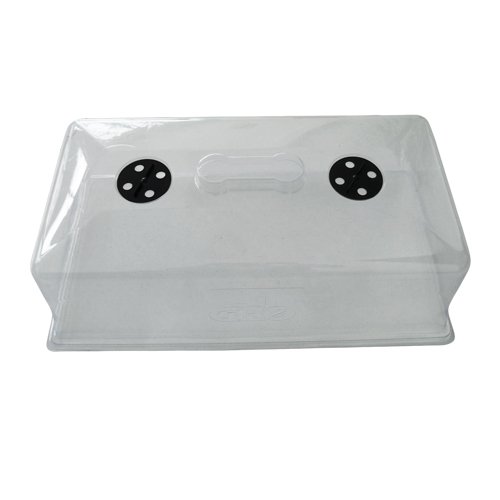 8" High Premium Hydroponic Plant Propagation Domes (Packs of 10)