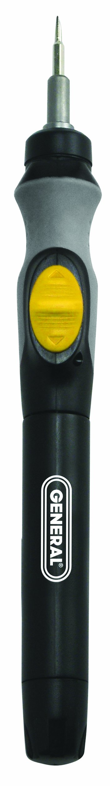 General Tools Precision Cordless Electric Screwdriver #500 with Six Bits and Quick Change Chuck, Handles Difficult, Repetitive Screw-Fastening Jobs