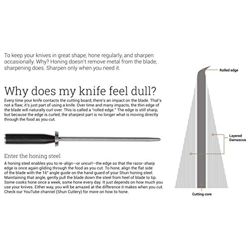 Shun Cutlery Premier Grey Utility Knife 6.5", Narrow, Straight-Bladed Kitchen Knife Perfect for Precise Cuts, Ideal for Preparing Sandwiches or Trimming Small Vegetables, Handcrafted Japanese Knife