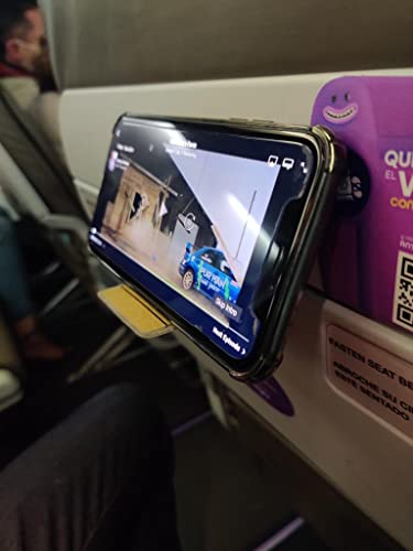 Gripssy Airplane Travel Essentials Phone Holder and Stand | Anti-Slip, Ultra-Compact and Flexible Technology is Designed for Smartphones- Compatible iPhone, Android |Travel Accessories, Gadget