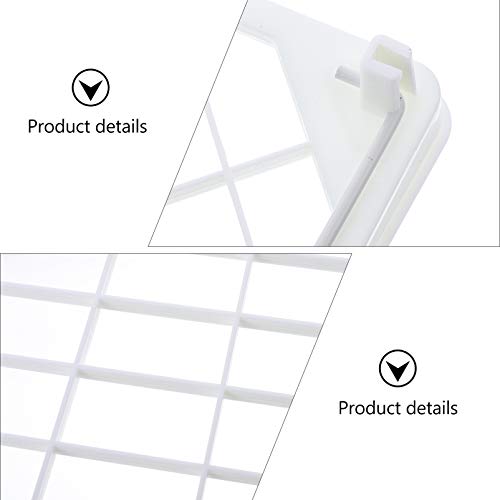 DOITOOL Foldable Cabinet Storage Rack Cosmetic Makeup Shelf Bathroom Countertop Organizer Kitchen Counter Storage Shelves Office Desktop Stationery Rack