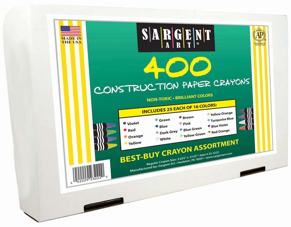 Sargent Art® Construction Paper Best Buy Assorted, Standard Size, 400 Ct
