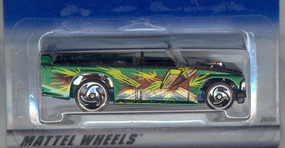 Hot Wheels 2000 036 kung fu series 4 of 4 green MINI TRUCK 1:64 Scale Die-cast Collectible Car
