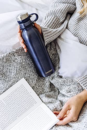 Contigo Matterhorn Water Bottle with Thermalock Insulation, BPA-Free Stainless Steel Bottle with Screw Cap, Leak-Proof Drinking Bottle, Keeps Beverages up to 24h Cold/up to 10h hot, 590 ml