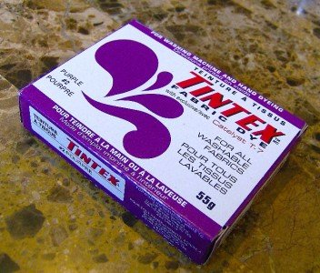 Lot of 1 Tintex Brand Purple Fabric Dye 2
