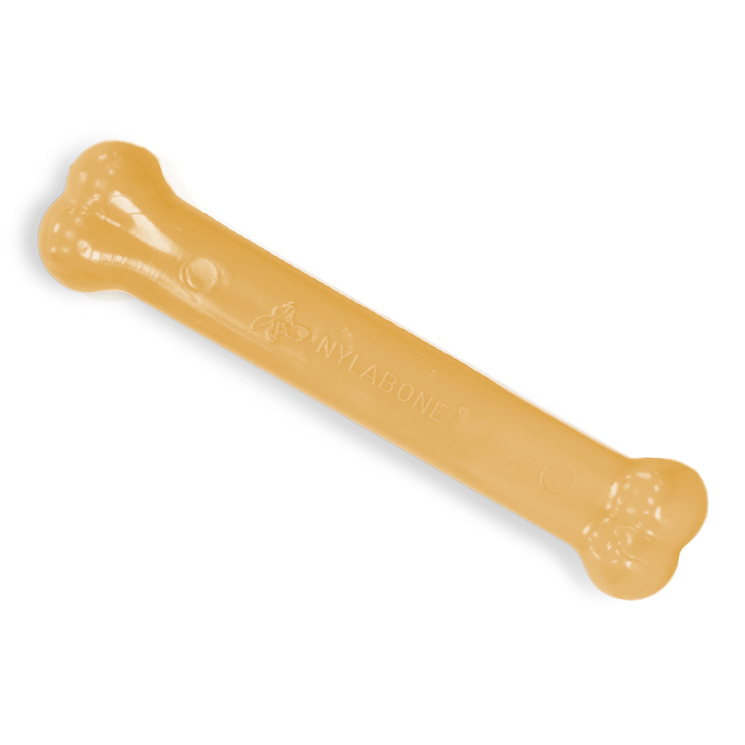 Nylabone Power Chew Classic Bone Chew Toy for Dogs, Durable Dog Toys for Aggressive Chewers, Peanut Butter Flavor, Large/Giant - Up to 50 lbs. (1 Count)