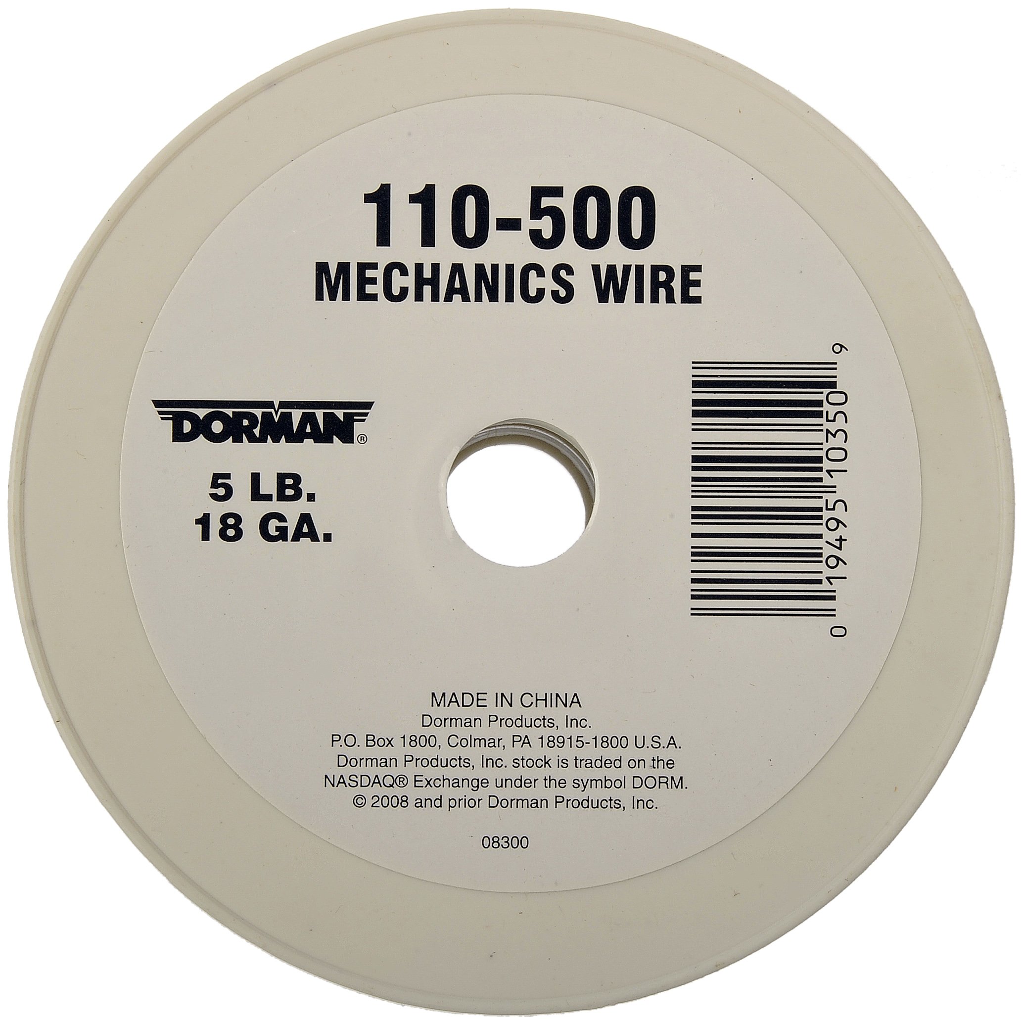 Dorman 110-500 18 Gauge 5 Pound Spool Mechanics Wire, 830 Feet Universal Fit