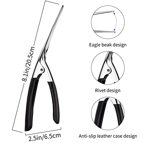 4 PCS Shrimp Deveiner Tool and Peeler, Stainless Steel Shrimp Peeler and Shrimp Cleaner Knife, Easy to Use Shrimp Deveiner, Kitchen Tools
