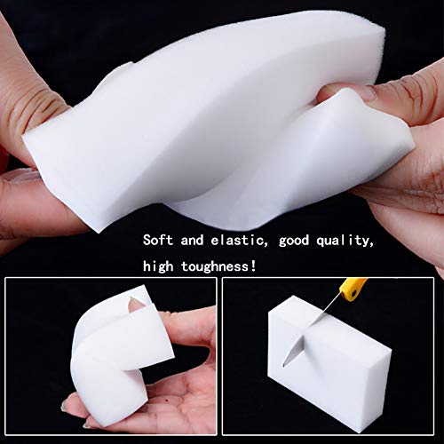 SmilePowo 100 Pack Magic Cleaning Sponges Eraser,Multi-Functional Premium Melamine Sponge Foam Cleaning Pads,Dish,Household Cleaning Sponge for Kitchen,Furniture,Bathroom(Universal Cleaner)