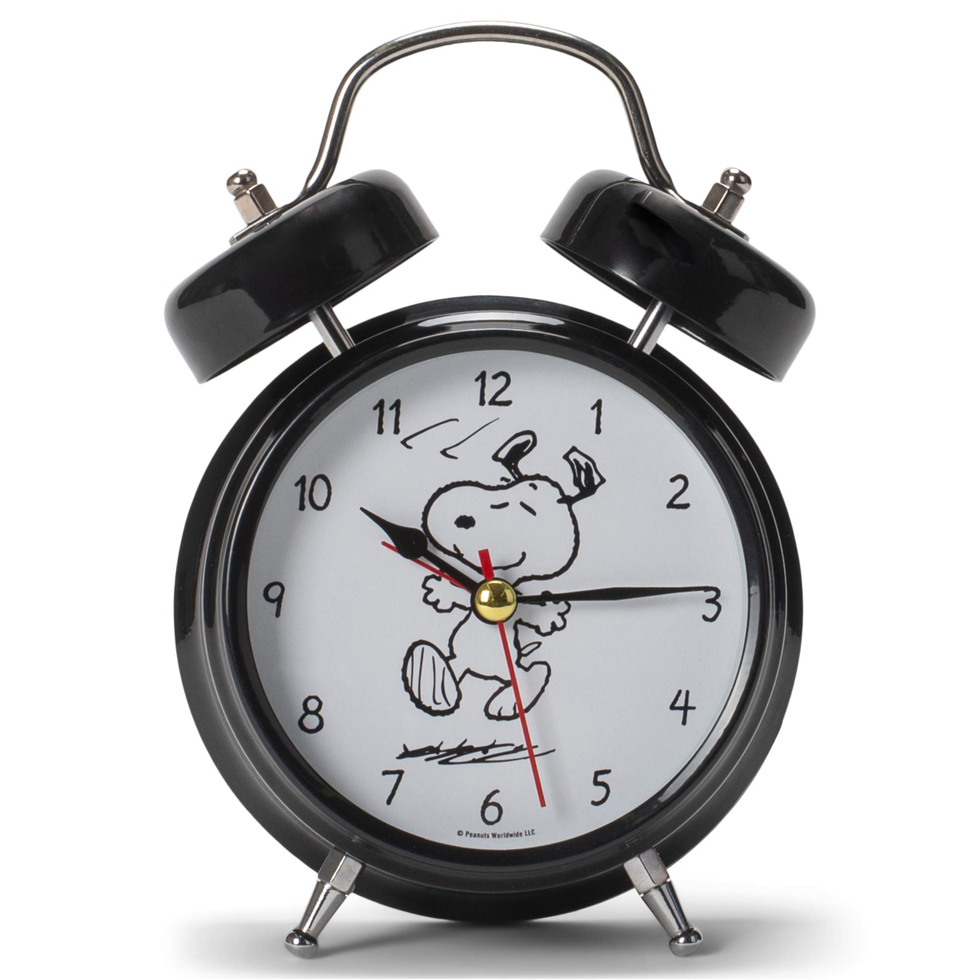 Mark Feldstein The Original Snoopy Peanuts Wacky Waker Bedside Alarm Sound Clock 7x5