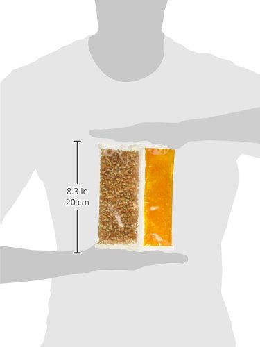 Snappy Snap-Paks, Yellow Popcorn Packs for 6 oz Popcorn Machine with Coconut Oil, 8 oz, 24 Count