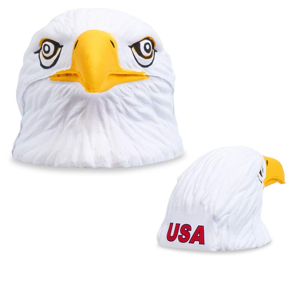 Tenna Tops Patriotic American Bald Eagle Head Car Antenna Topper/Auto Dashboard Accessory